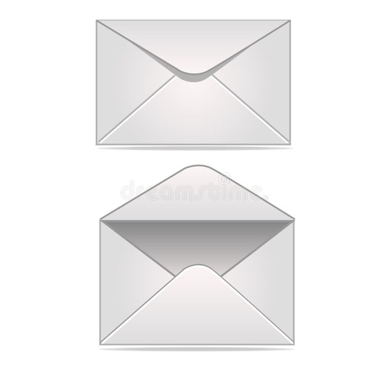 Email Icon Flat. Outline Email Icon Stock Vector - Illustration of sign ...