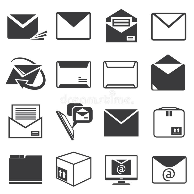 Email Icons Stock Illustrations – 67,450 Email Icons Stock ...