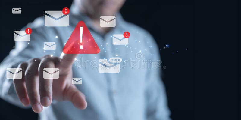 Email Inbox Alert and Spam Virus with Warning, Email Security ...
