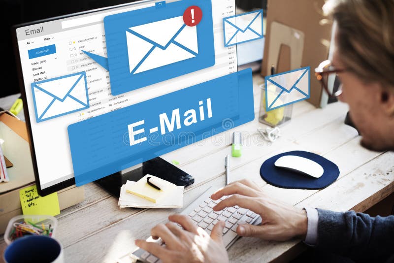 Email Inbox Electronic Communication Graphics Concept Stock Image ...