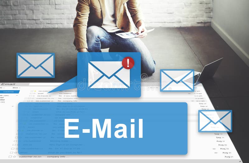 Email Inbox Electronic Communication Graphics Concept Stock Image ...