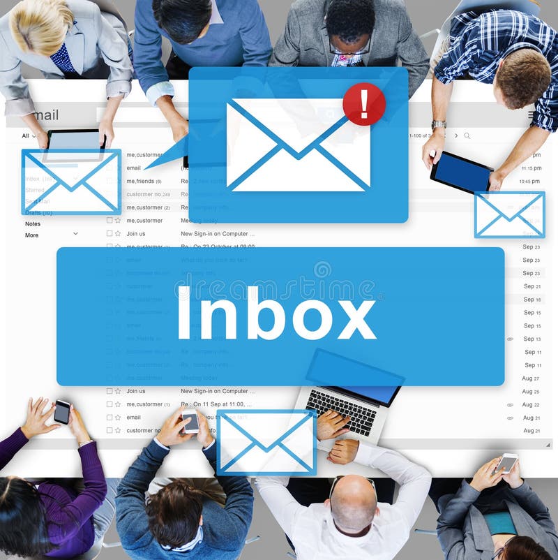 Email Inbox Electronic Communication Graphics Concept Stock Image ...
