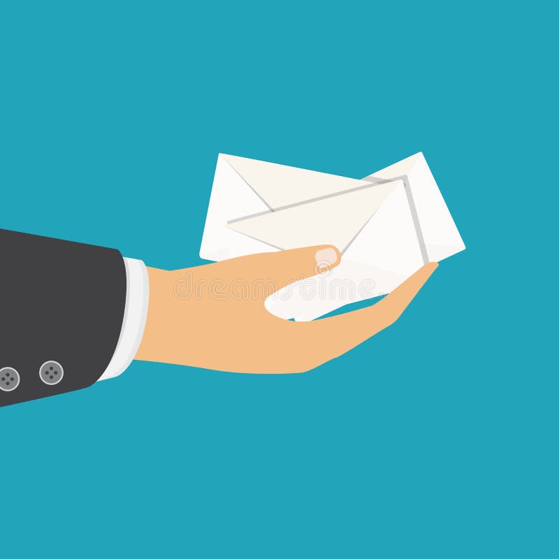 New Incoming Messages Icon with Notification.Two Incoming Email ...