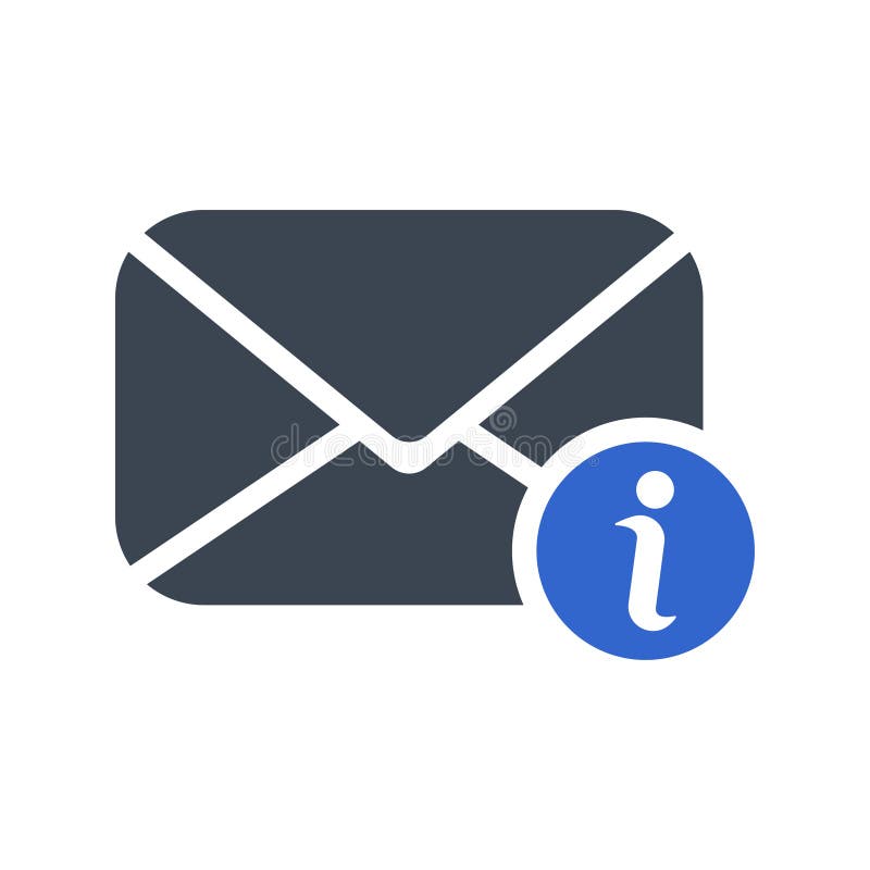 Email Information Icon. Email Detail Icon Stock Vector - Illustration ...