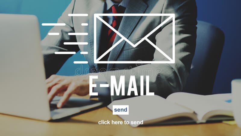 Email Internet Connecting Communication Message Concept Stock Photo ...