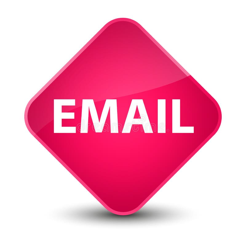 Email Elegant Pink Diamond Button Stock Illustration - Illustration of ...