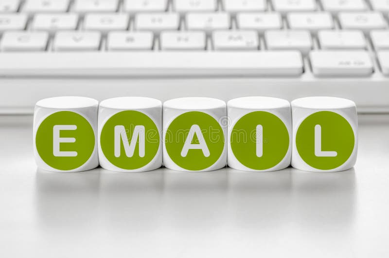 Keyboard with button Email stock image. Image of symbol - 24795635