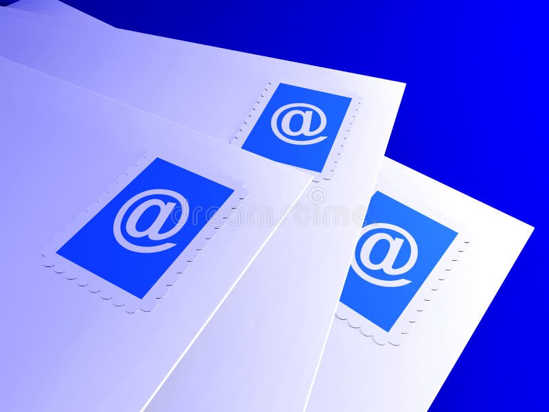 Email Letters stock illustration. Illustration of post - 2364056