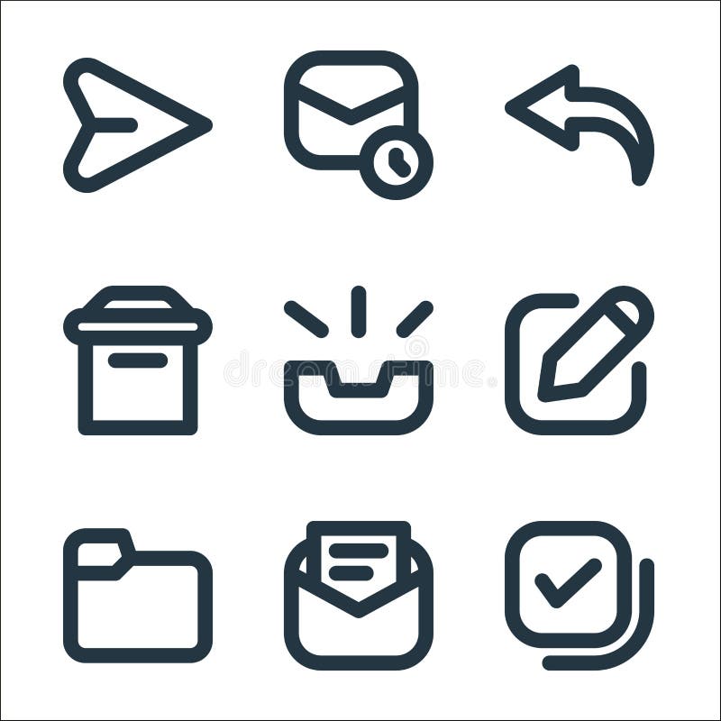 Checkbox folder icons stock vector. Illustration of internet - 50950724