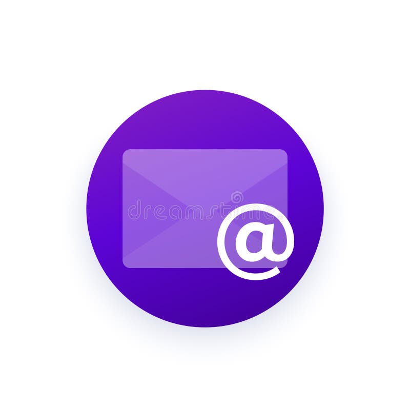 Email Icon Round Stock Illustrations – 9,245 Email Icon Round Stock ...