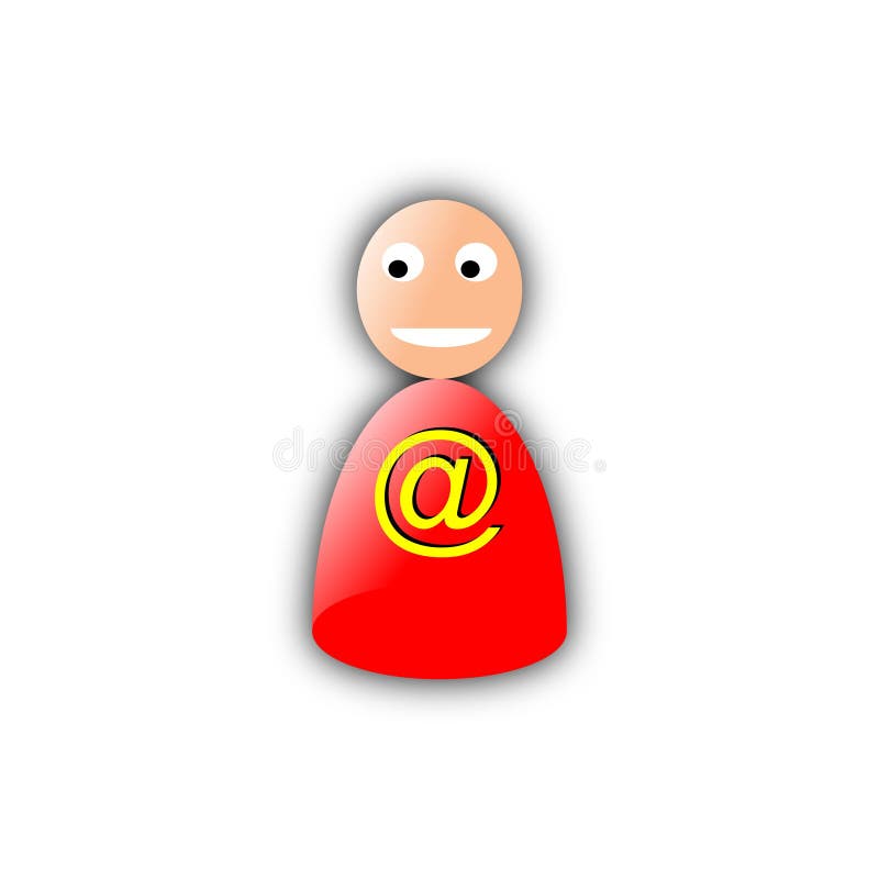 Email Man Picture. Image: 8590428