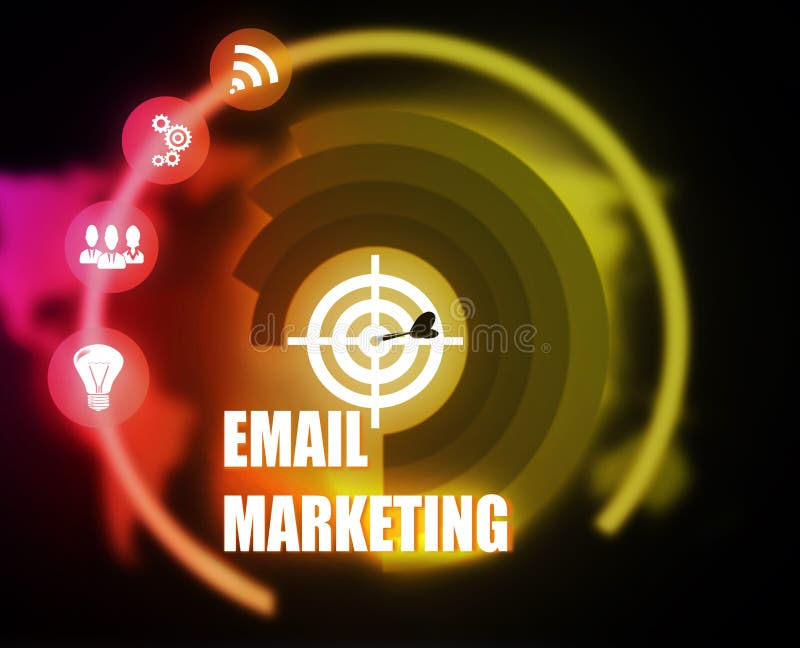 Email Marketing Concept Plan Graphic Stock Illustration - Illustration ...