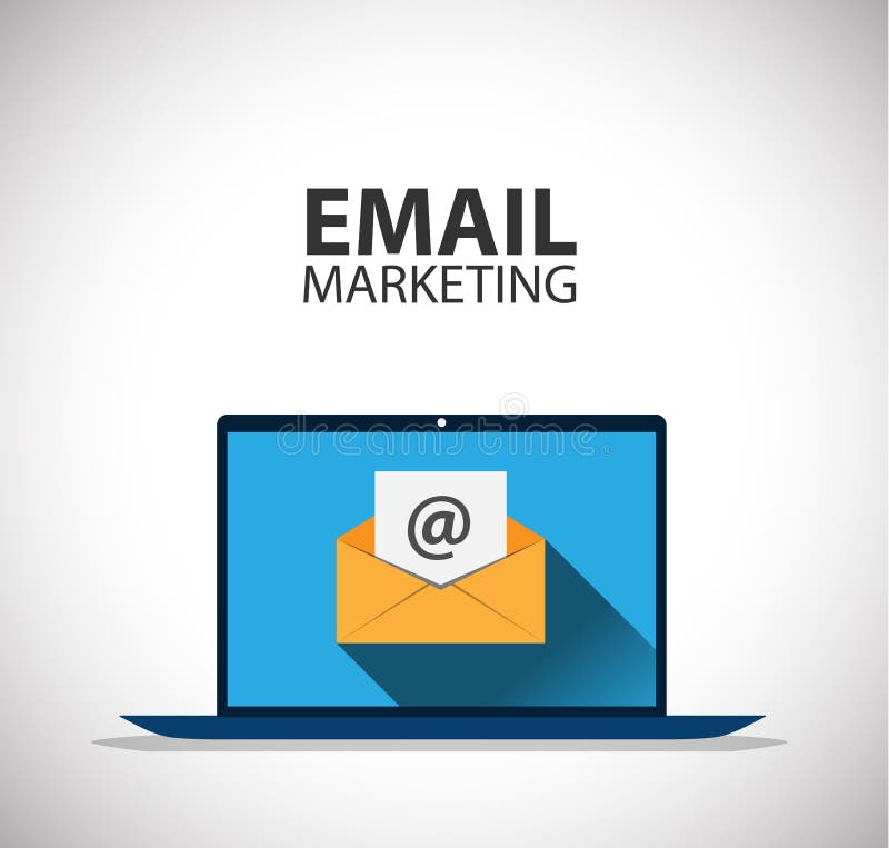 Email Marketing Doodle Concept Stock Vector - Illustration of marketing ...