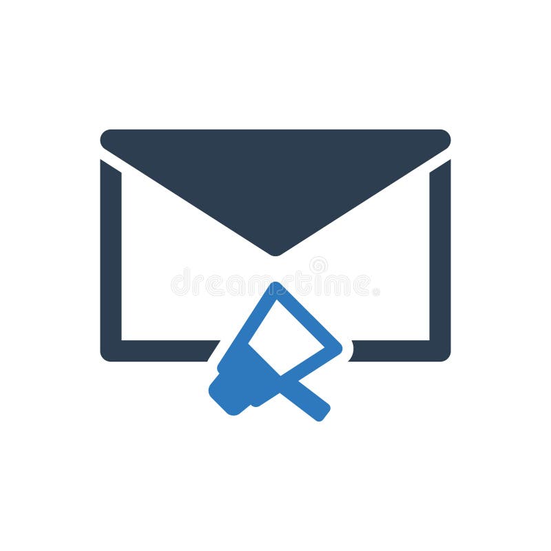 Email Marketing Icon - Email Advertising Icon Stock Vector ...