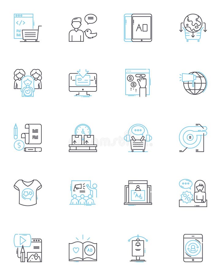 Email Marketing Linear Icons Set. Campaigns, Subscribers, Lists ... Email Marketing Linear Icons Set. Campaigns, Subscribers, Lists ...