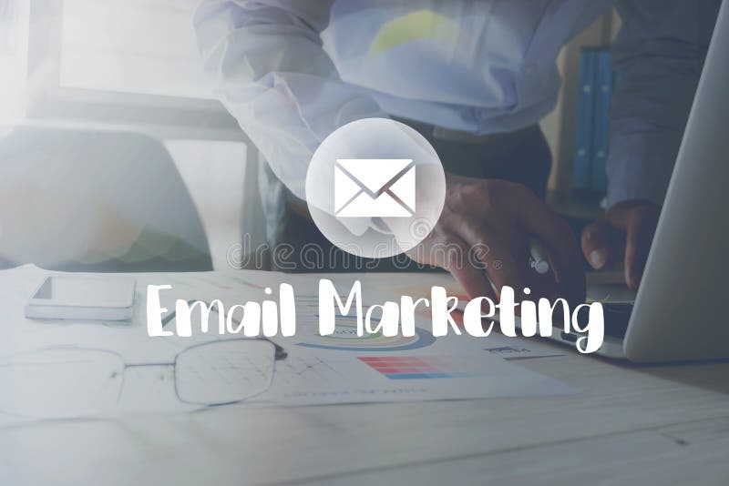 Email marketing services stock photo. Image of infographic - 92777530