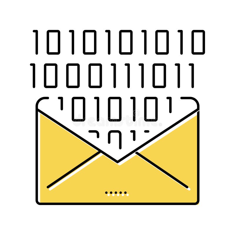 Email Email Icon Binary Code Stock Illustrations 546 Email Email Icon Binary Code Stock