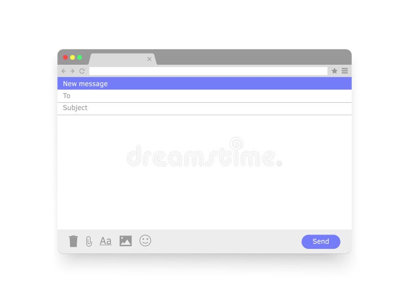 Mock Email Screen Stock Illustrations – 215 Mock Email Screen Stock ...