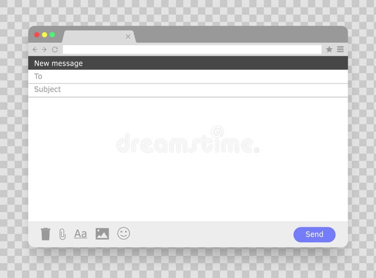 Mock Email Screen Stock Illustrations – 291 Mock Email Screen Stock ...