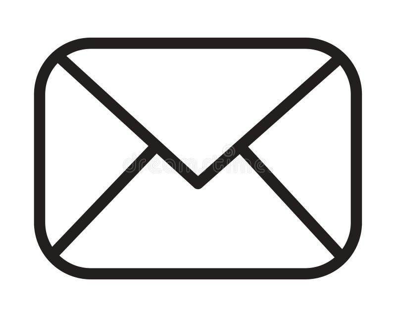 Email message contact icon stock vector. Illustration of vector - 357606054