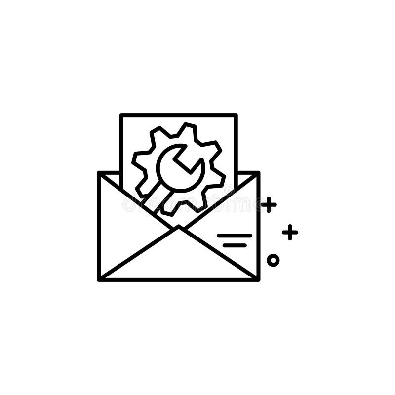 Email, Message, Envelope Icon. Element of Customer Services Icon Stock ...