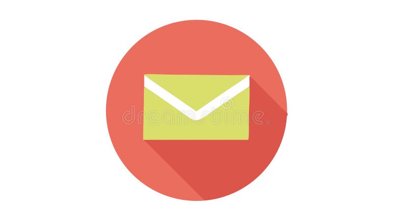 Email Message Icon Vector Illustration, Communication Mail Letter ...