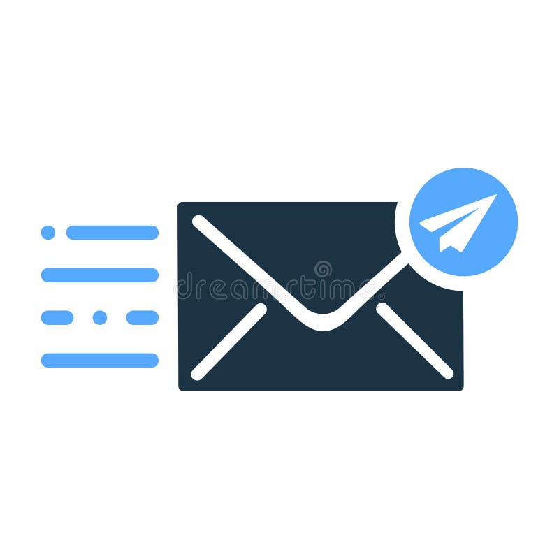 Email, Message, Send Mail, Sent Icon. Editable Vector Graphics. Stock ...