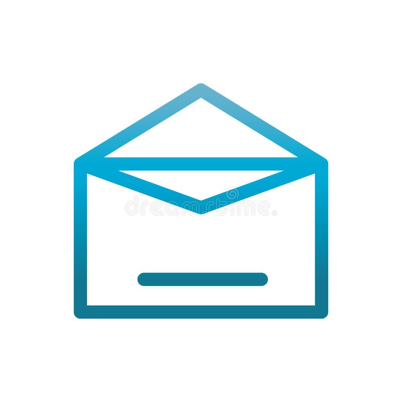 Tax Form Mail Business Finance Color Silhouette Stock Vector ...