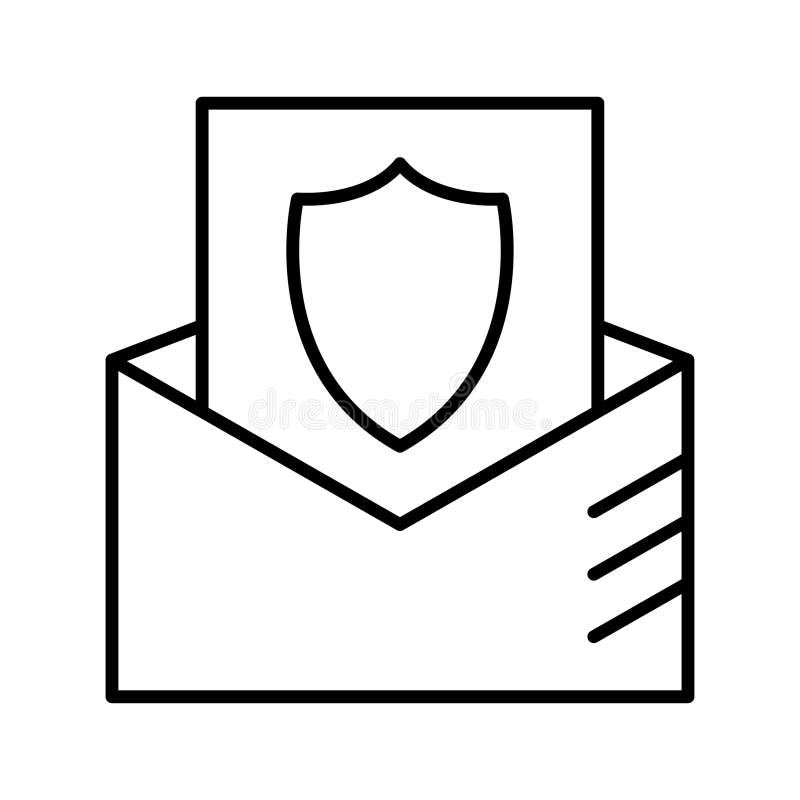 Email Messaging Security. Internet Mailing Safety and Data Secure ...