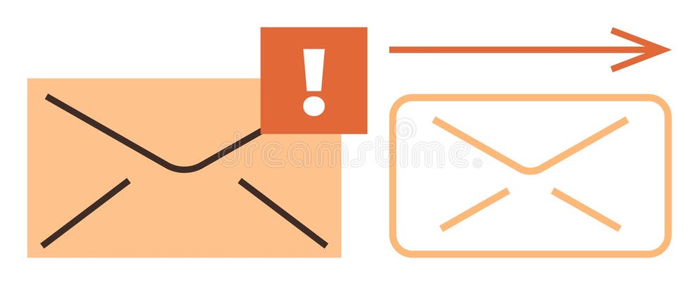 Email Notification Alert Highlighting Message Sending Process for ...