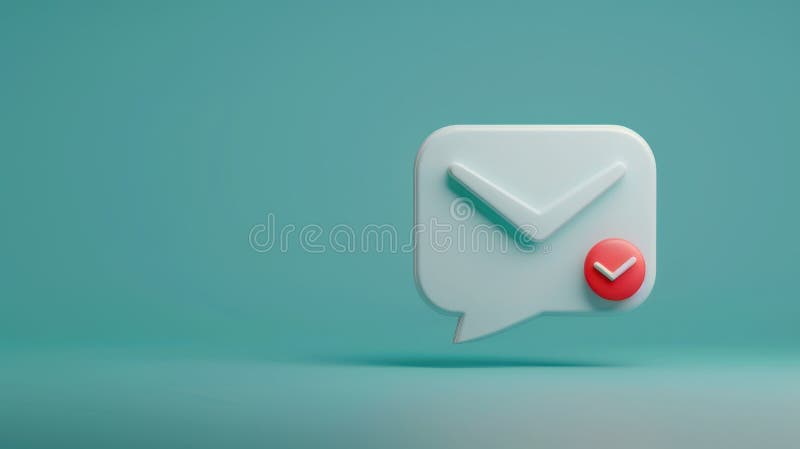 The Email Notification Icon.AI Generated Image Stock Image - Image of ...
