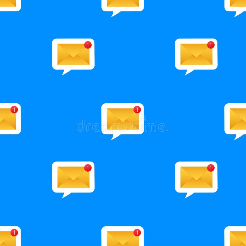 Email Notification Concept with Hands. New Email. Vector Illustration ...