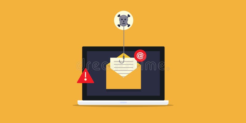 Email Phishing Attack, Hook with Mail Stealing Personal Information ...