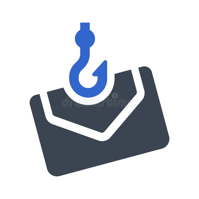 Email phishing icon stock illustration. Illustration of phishing ...