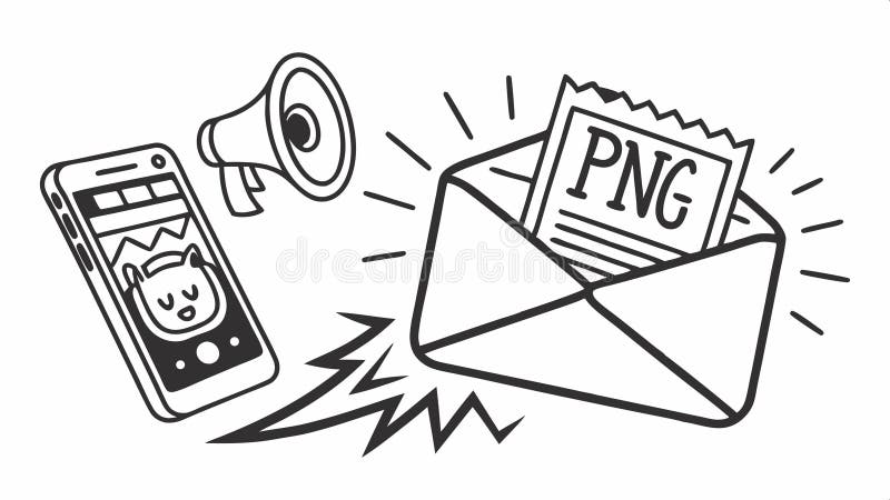 Email and PNG File Image, Digital Message Format and Email PNG File ...