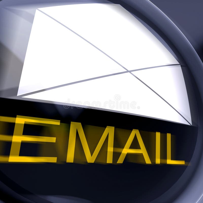 Email Envelope Shows Sending Receiving Web Messages Stock Illustrations ... Email Envelope Shows Sending Receiving Web Messages Stock Illustrations ...