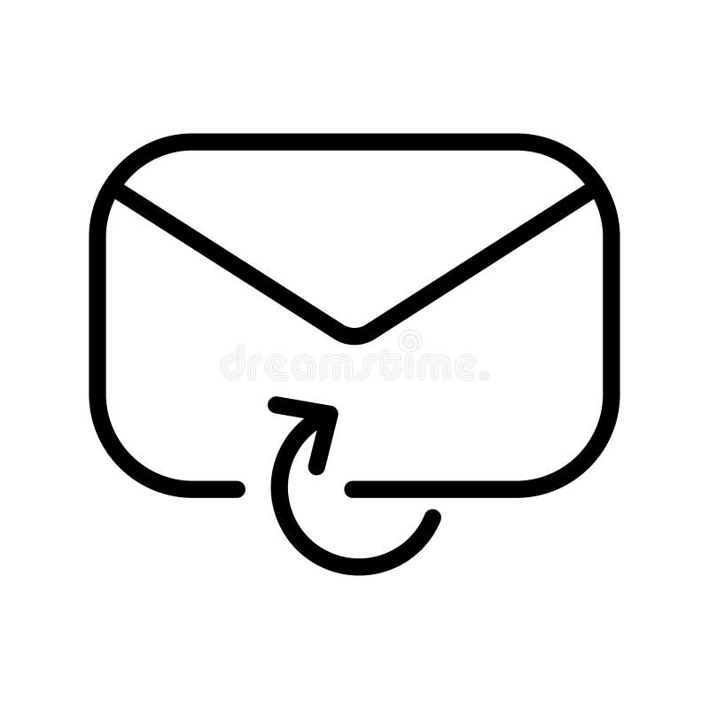 Email refresh icon stock vector. Illustration of sync - 224440256