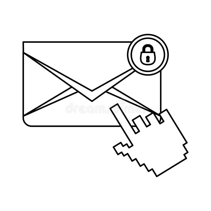 Email related icons image stock illustration. Illustration of postmark ...