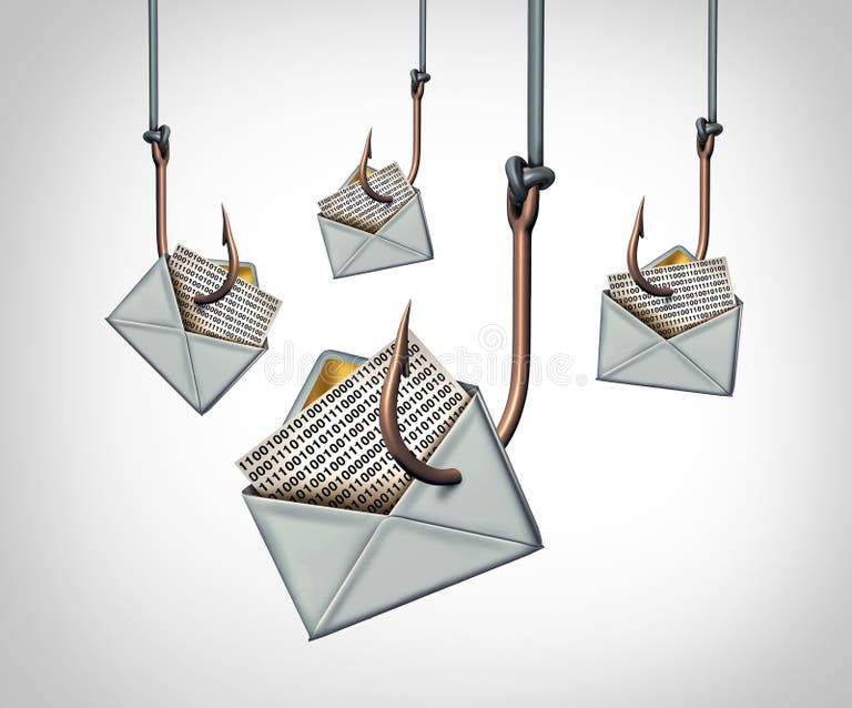 Email Scam stock illustration. Illustration of cyber - 390753700