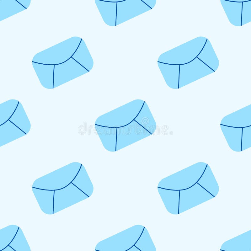 Email Seamless Pattern. Mail Symbol Wallpaper. Business Backdrop Stock ...