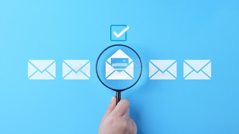 Email Security Concept. Security Protection Email from Spam Virus and ...