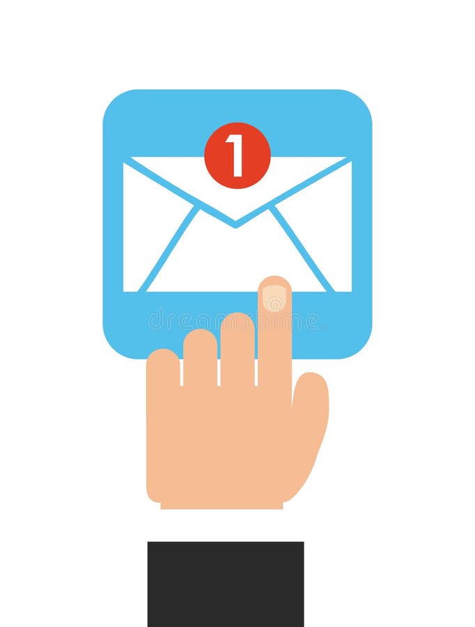 Send stock illustration. Illustration of caution, badges - 13570366