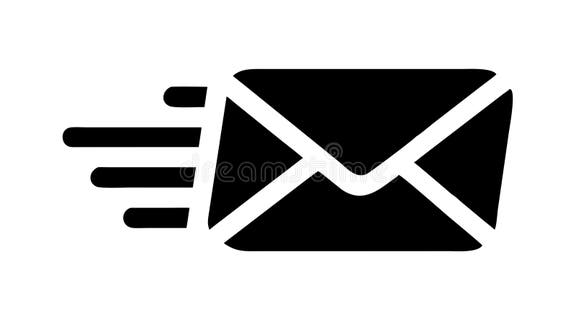 Email Sent Icon, Outgoing Message Delivery Symbol, Communication ...