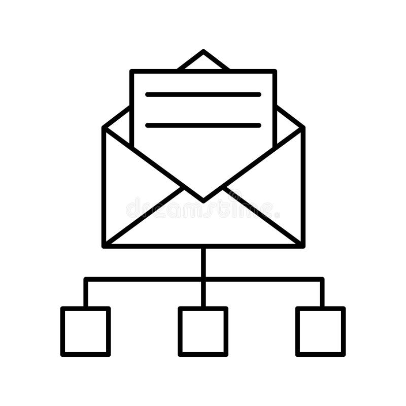 Email Server Vector Icon Which Can Easily Modify or Edit Stock Vector ...