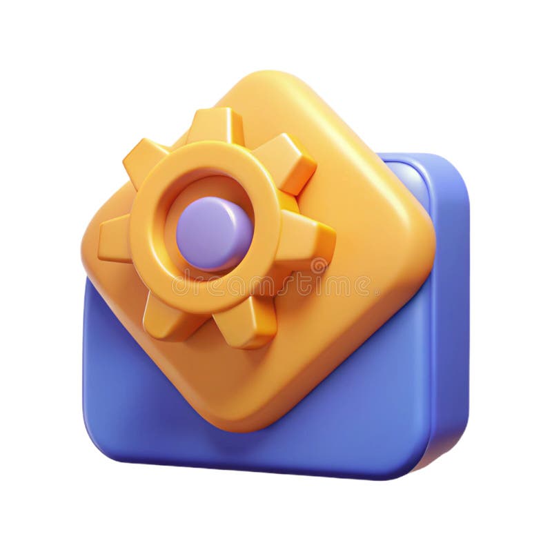 Email Setting 3D Icon for Customizing and Managing Digital ...