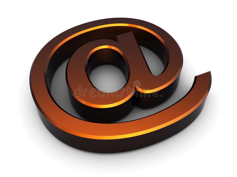 Email Symbol Gold 3d Stock Illustrations – 862 Email Symbol Gold 3d ...