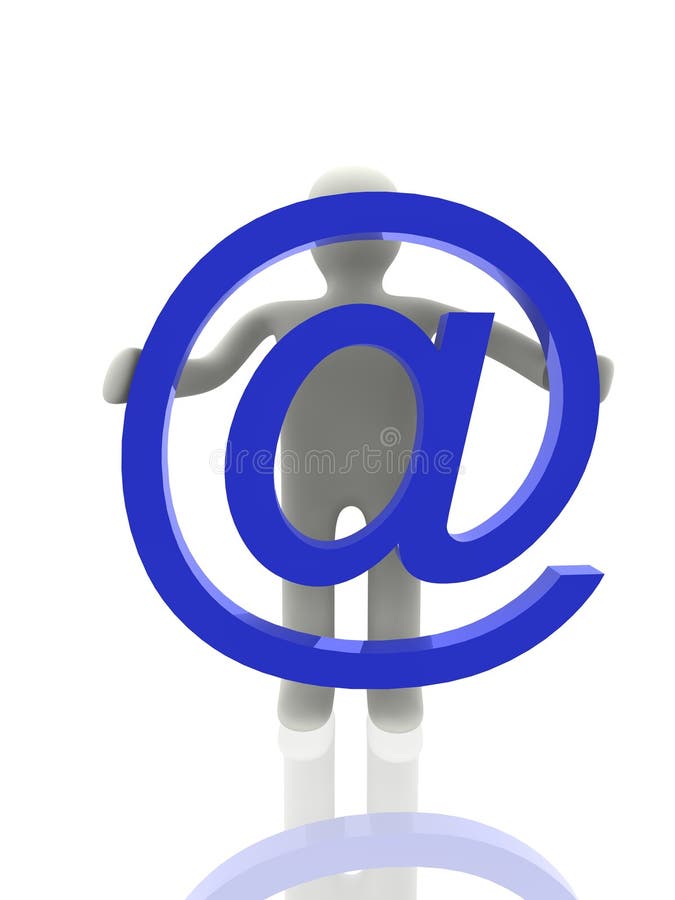 Email sign stock illustration. Illustration of downloading - 14952546