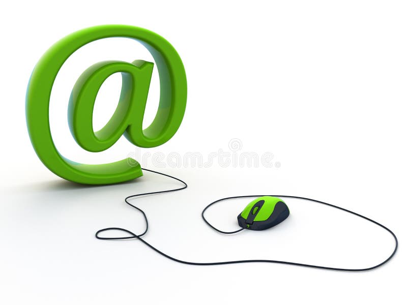 Email sign stock illustration. Illustration of white - 18906207