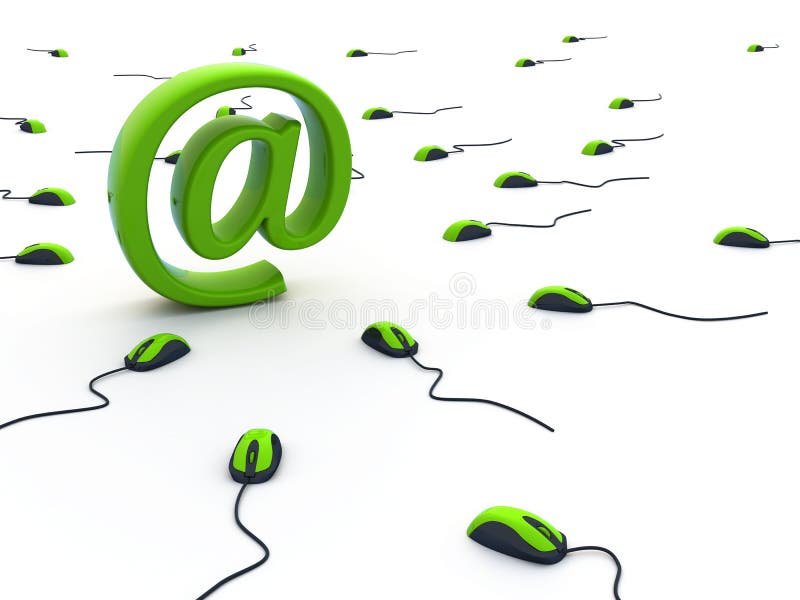 Email sign stock illustration. Illustration of business - 18955388