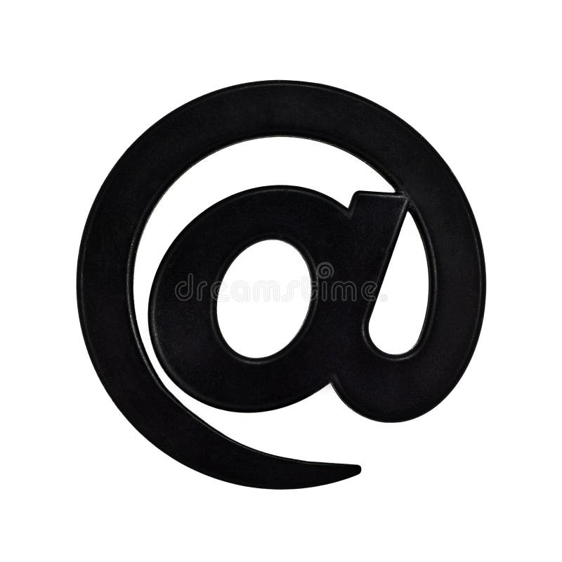 Email at sign stock photo. Image of mail, electronic, email - 6634806